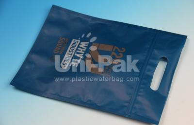 China Reclosable CPP / OPP Zipper Garment Packaging Bags Customized With Hand Hole for sale