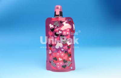 China Outdoor CMYK Printing Portable Foldable Water Bag For Liquid Packaging for sale