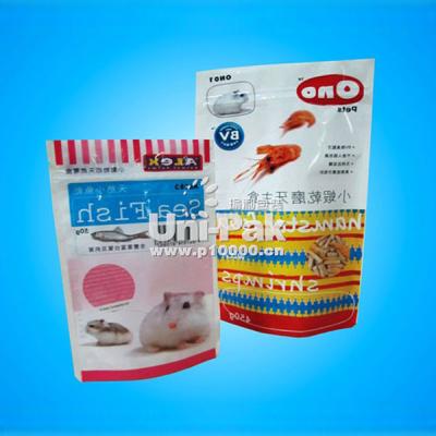 China BPA Free Zip Lock Packaging Bags Food Grade Wolf Food Bag Reusable for sale