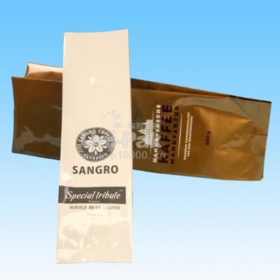 China Plastic Non-toxic Colorful Stand Up Coffee Pouch Recycled For Packaging With Tin Tie for sale