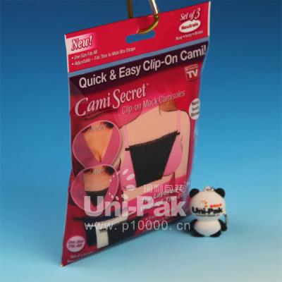 China Resealable Plastic Garment Packaging Bags , Zipper Top Clothing Packaging Bags for sale