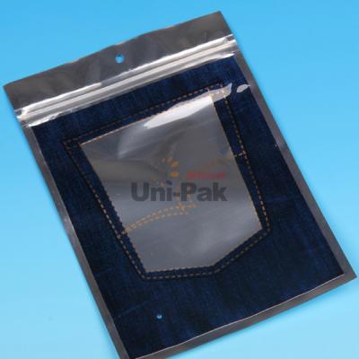 China Laminated Films Garment Packaging Bags With Ziplock For Underwear for sale