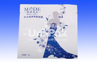 China Glossy Laminated Aluminum Foil Bags Three Sided Seal  With Easy Tear Notch for sale