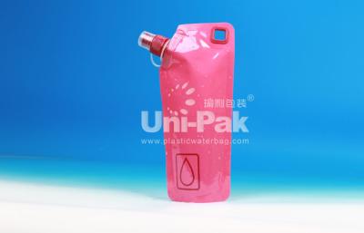 China Customized Foldable Plastic Water Bag With Nozzle For Outdoor Use for sale