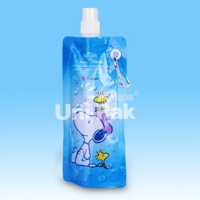 China Laminated Foldable Plastic Water Bag , Sport Drinking Outdoor Water Bag for sale