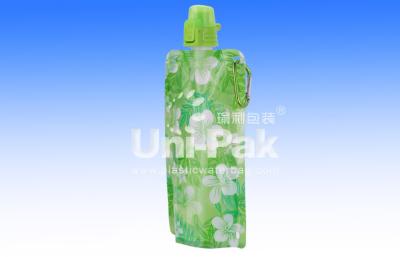 China Flexible Reusable Foldable Water Bag with Spout 50mm For Sports for sale