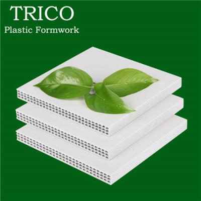China Eco-friendly Hollow Plastic Building Formwork for sale