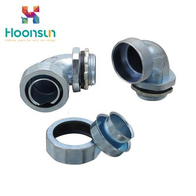China DWJ - B 90 Degree Elbow Flexible Conduit Connector With Flameproof Alloy for sale