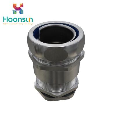 China Galvanized Steel Brass Union Fitting Locked Type With Compression Fitting Ferrule for sale