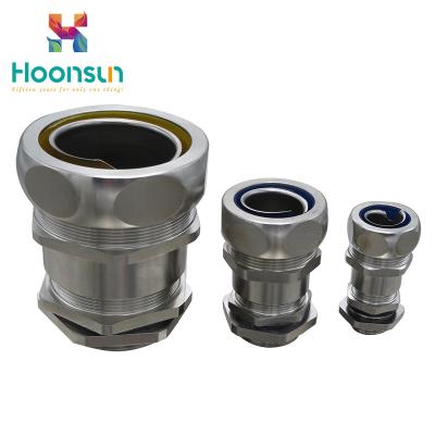 China Galvanized Steel Brass Union Fitting Locked Type With Compression Fitting Ferrule for sale