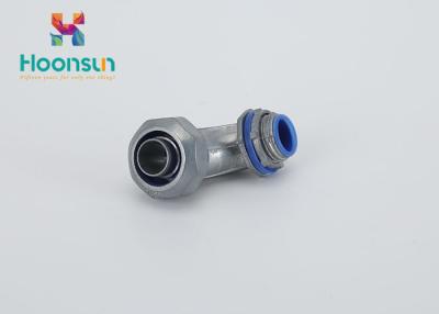 China Liquid Tight Connector Flexible Conduit / 90 Degree Conduit Box Connector With Flameproof for sale