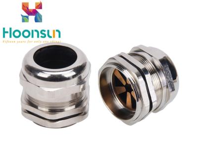 Cina Ghiandola di M18 contabilità elettromagnetica di cavo d'ottone nichelata della lega per caratteri con la protezione della rondella in vendita