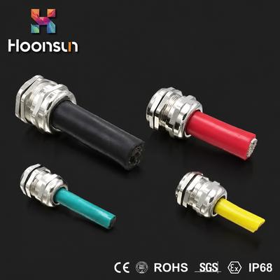 China Rohs Approval Waterproof Wire Gland Nickel Plated Brass Cord Grip Connector for sale