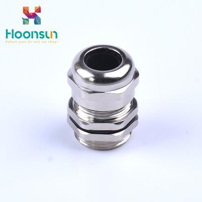 Cina Ghiandola di cavo d'ottone nichelata metrica del metallo, M8 - ghiandola di cavo di spirale M120 in vendita