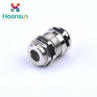 China EMC Nickel Plated Brass Cable Gland 18mm Thread Shielding Spring for Cable Protection for sale