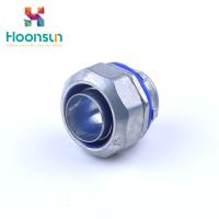 China Waterproof Alloy Flexible Conduit Connector IP67 Zinc Alloy LTC 3/8 to 4 Inch for sale