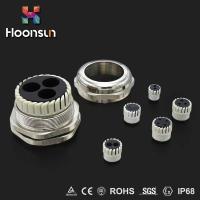 China M63 Multiple Entry Silicone Waterproof Cable Gland Brass Nickel Plated IP68 10 Bar for sale
