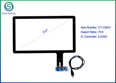 China 15.6 Inch USB Interface Capacitive Touch Panel , Kiosks Capacitive Touchscreen Display for sale