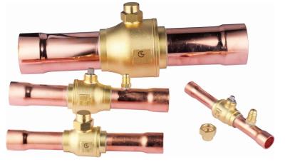 China Premium Pools Messing 1/2 Koelbalk Compatibel met koelmiddelen CFc HCFC HFC for sale