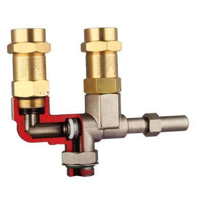 China CFC HCFC HFC Low Lift Safety Valve Refrigeration Safety Relief Valve With Good Sealing Performance for sale