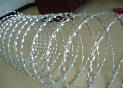 China 04l Stainless Steel Barbed Wire , Sharp Galvanized Barbed Wire With Blades for sale