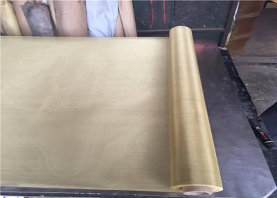 China Pure Copper Brass Woven Wire Mesh High Strength Tensilefor Metal Power Filtration for sale