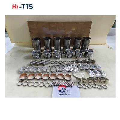 Китай D6E Набор цилиндровых линеров 0428-5673 2046-0011 2129-1110 Набор для реконструкции двигателя для деталей дизельных двигателей продается