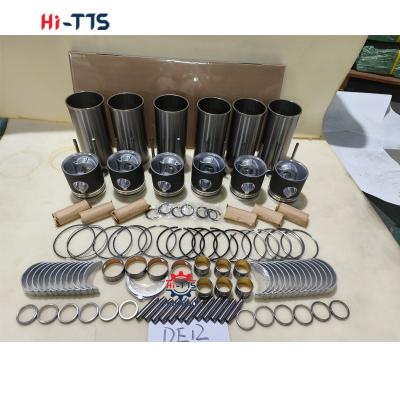 중국 DE12 발굴기 엔진 부품 이름 실린더 라인러 키트 라인러 피스톤 링 밸브 부시 팩 판매용