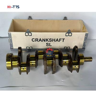 China Hi-TTS Diesel Engine Alloy Gold Crankshaft for Engineering Machinery Part Numbers SL K3500 K410-11-301A Made Guangdong for sale