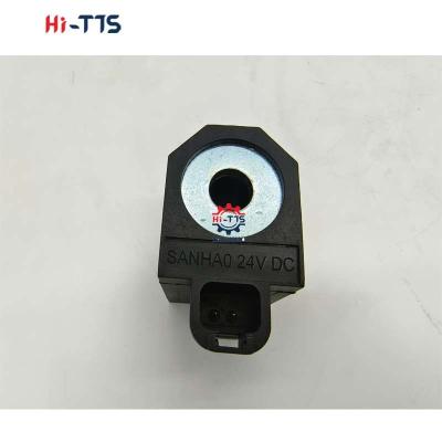 China Construction Machinery 24V R210-7 R210LC-7 R215LC-7 R215-7 R225-7 XKBL-00004   Excavator Solenoid Valve Coil for sale