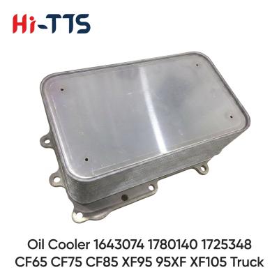 China Oil Cooler 1643074 1725348 1780140 1672896 for Heavy Duty European CF85 XF95 XF105 Truck Cooling System Parts for sale