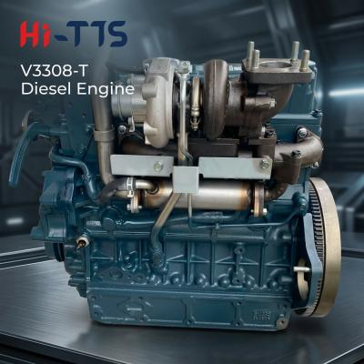 China Kubota V3800-DI-T-ET18 Diesel Engine Assembly, Rated 66.1kW at 2400rpm, GB 20891-2014 Stage ,  Factory Competitive Price for sale
