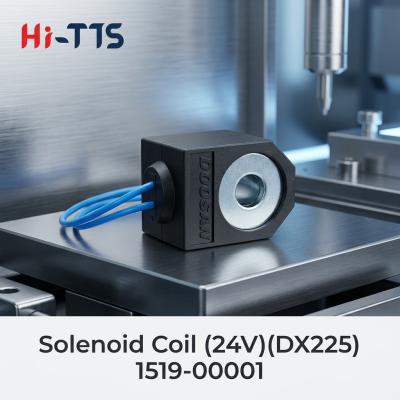 China 24V 16mm 1519-00001 2519-9008 Hydraulic Solenoid Coil for  DH220-5 DH215-7 DH225-7 DX140LC Excavator Accessories for sale