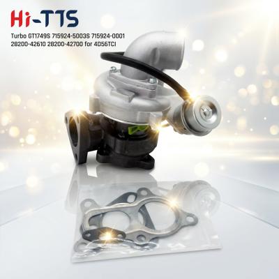 China Aftermarket Turbocharger 28200-42610 28200-42700 715924-0001 715924-0002 for Hyundai GT1749S for KIA Pregio 4D56 TCI Engine for sale