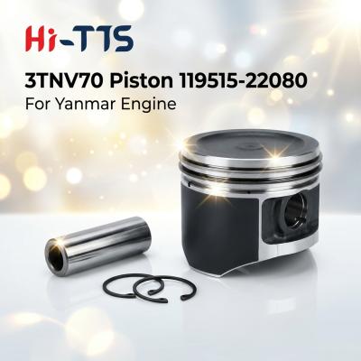 China 119515-22080 129515-22080 11951522080 12951522080 Piston  for Yanmar 3TNV70 Excavator Parts Machinery Engine Parts for sale