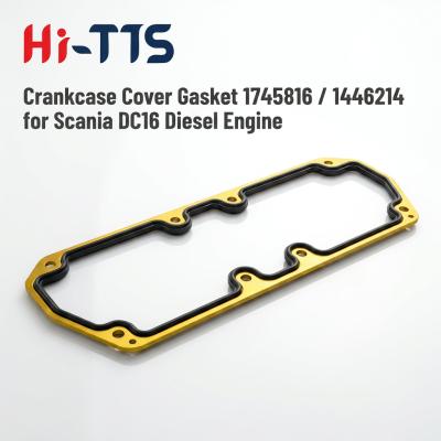 China Crankcase Cover Gasket For Scania Truck Dc16 Diesel Engine Spare Parts 1745816  1446214 for sale
