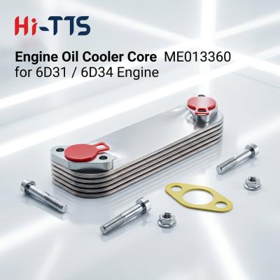 China ME013360 Oil Cooler Core  for Mitsubishi Engine 6D34 6D31 4D34 Excavator Spare Part for sale