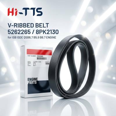 China 5262265 8PK2130 8PK2120.9 V-Ribbed Belt / Fan Belt for ISB ISDE QSB6.7 B4.5、B5.9、B6.7 for sale