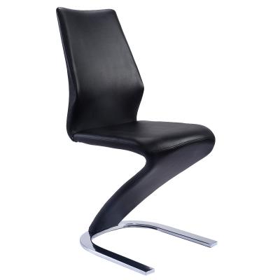 China Dining Chairs PU Leather High Back Furniture Home Dining Room for sale