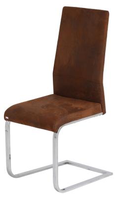 China high back high quality leather dining chair made in china for sale