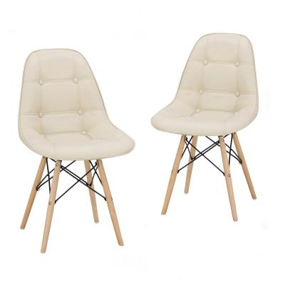 China Dining Chair Modern Urban Contemporary w/ Premium Soft-touch PU Leather Foam Cushion for sale