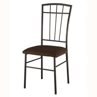 China Metal & Microfiber Kitchen Dinette Dining Side Chairs for sale