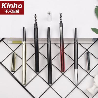 Cina Bottiglia per eyeliner vuota a doppia testa Tubo per matita per eyeliner marrone impermeabile 2,5 g con pennello 2 in 1 in vendita