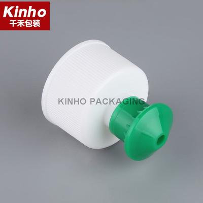Cina 28/410 Tappo di bottiglia cosmetico 24/410 Coperchio in opposizione a forma di fungo Copertura liscia a costine in plastica per bottiglia cosmetica in vendita