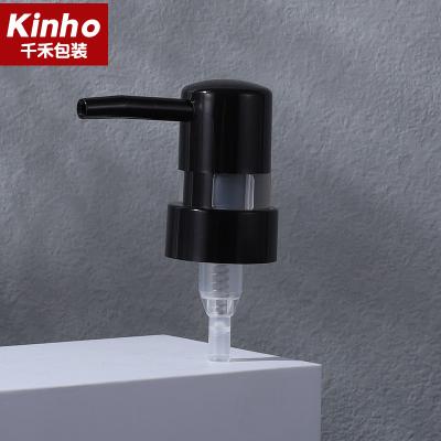 Cina 28/400 Pompa per sapone da bagno Dispenser di sapone in vetro nero rigato in PP in vendita