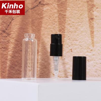 Cina 2ml 3ml Piccole bottiglie di profumo vuote Mini atomizzatore Fiale di profumo Spruzzatore di vetro in vendita