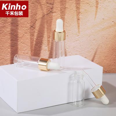 Cina Mini flacone di vetro con contagocce per olio essenziale 3 ml 4 ml 5 ml 7 ml 8 ml 10 ml Tappo in alluminio Tester Travel K in vendita