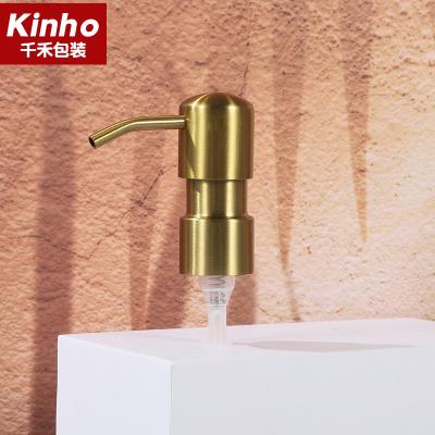Cina 28mm Foam Liquid Lotion Pump Metal Stainless Steel Hand Soap Pump Dispenser in vendita
