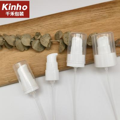 Cina Pieno cosmetico tutto il Mono-materiale crema di plastica pp della pompa di trattamento della pompa con il cappuccio pieno 18/410 dei pp 20/410 24/410 di 28/410 in vendita