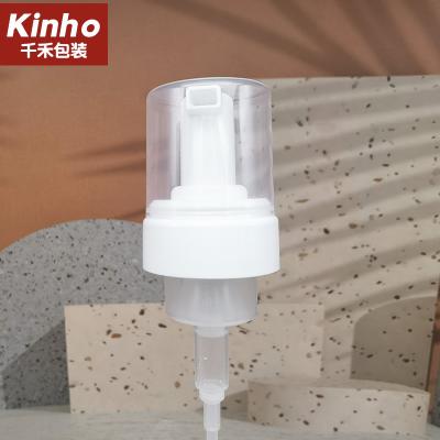 Cina 43/410 Spring Outside Plastic Soap Foam Pump Dispenser 1.5cc Big Dosage in vendita